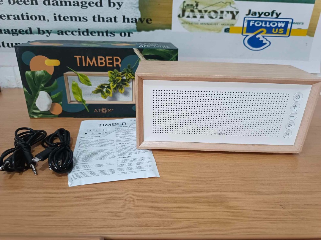 ATOM TIMBER, BT Speaker, Audio, Portable Music Players on Carousell