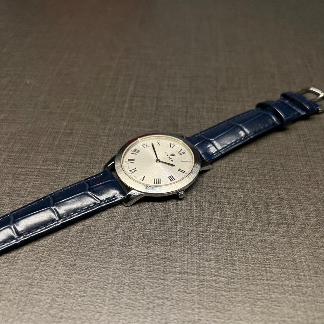 Authentic Cyma Le Locle Swiss Made Watch Quartz (Rare Vintage), Men's ...