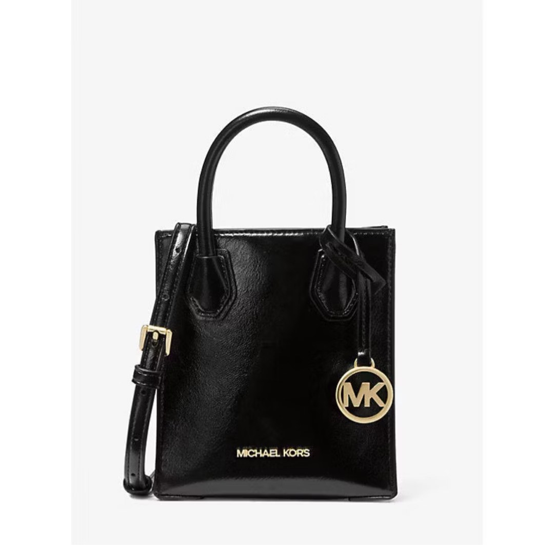 Authentic Michael Kors Mercer Small in Black, Women's Fashion, Bags ...