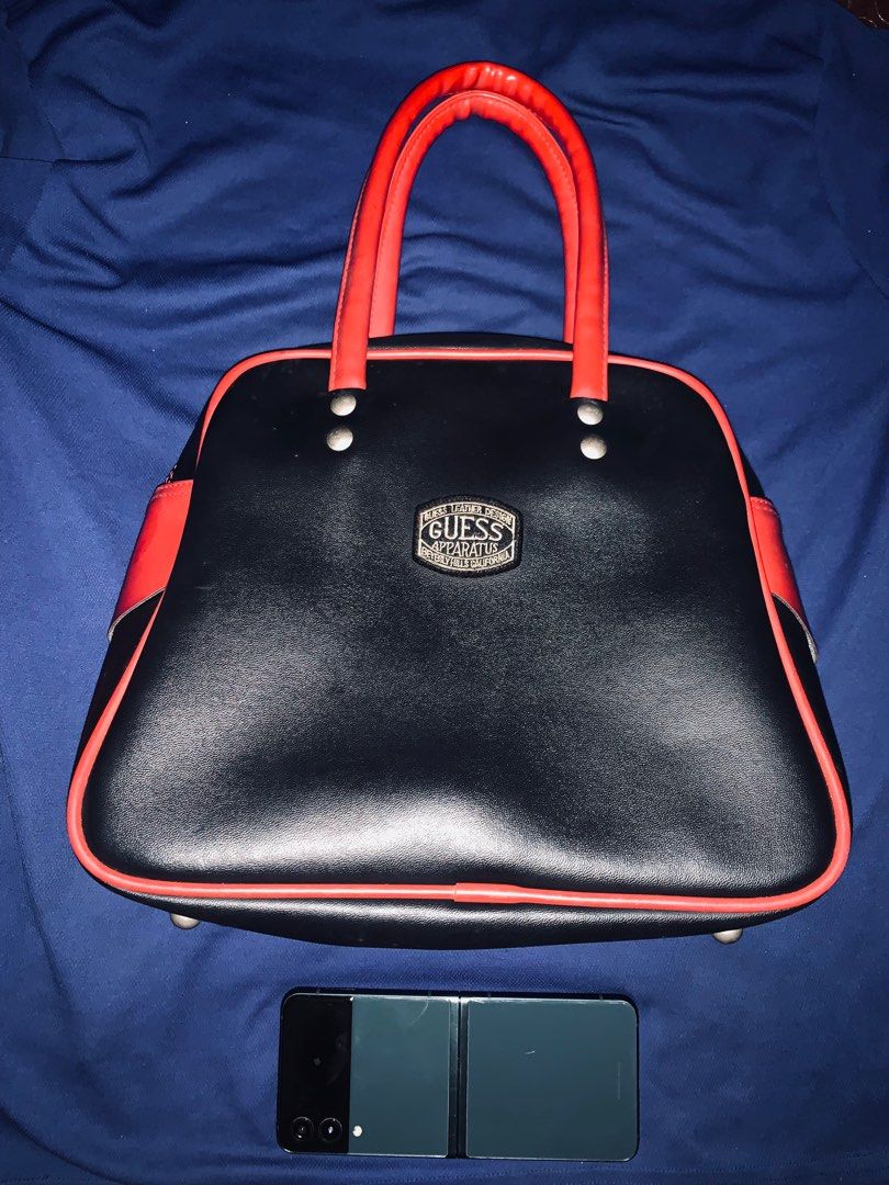 bag guess beverly hills baru merah hitam padu minat cal wsap 0133236858 ...