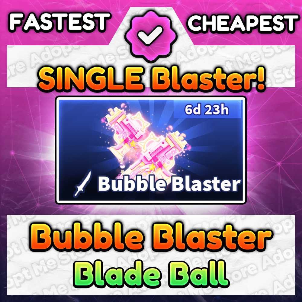 Blade Ball Bubble Blasters, Video Gaming, Gaming Accessories, Virtual ...