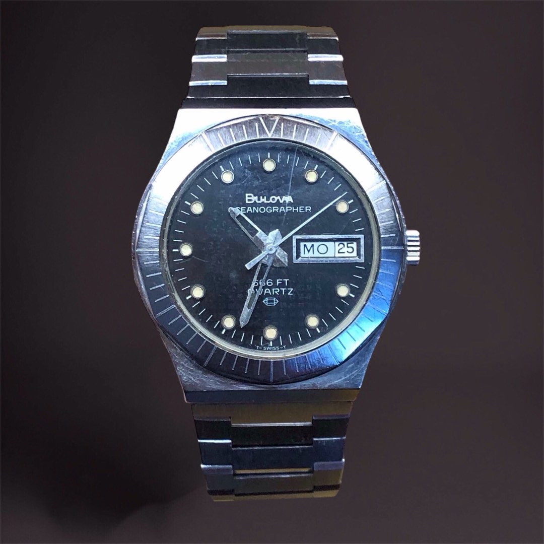 Bulova Oceanographer divers watch, Men's Fashion, Watches & Accessories ...