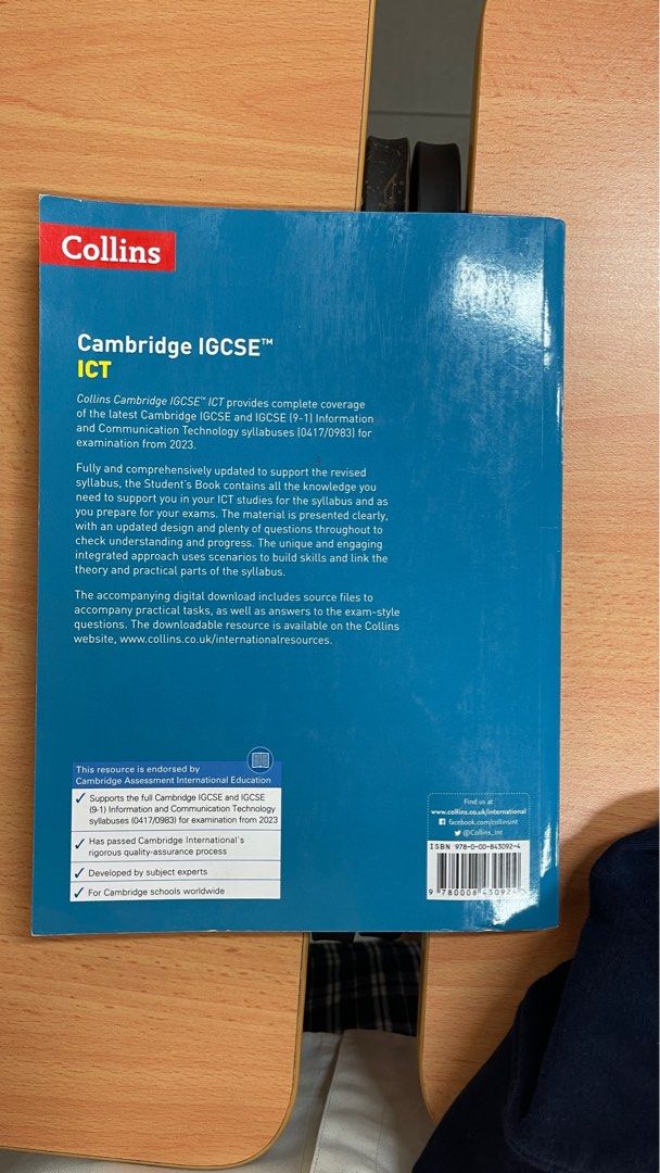 Cambridge igcse ICT student book, Hobbies & Toys, Books & Magazines, Textbooks on Carousell