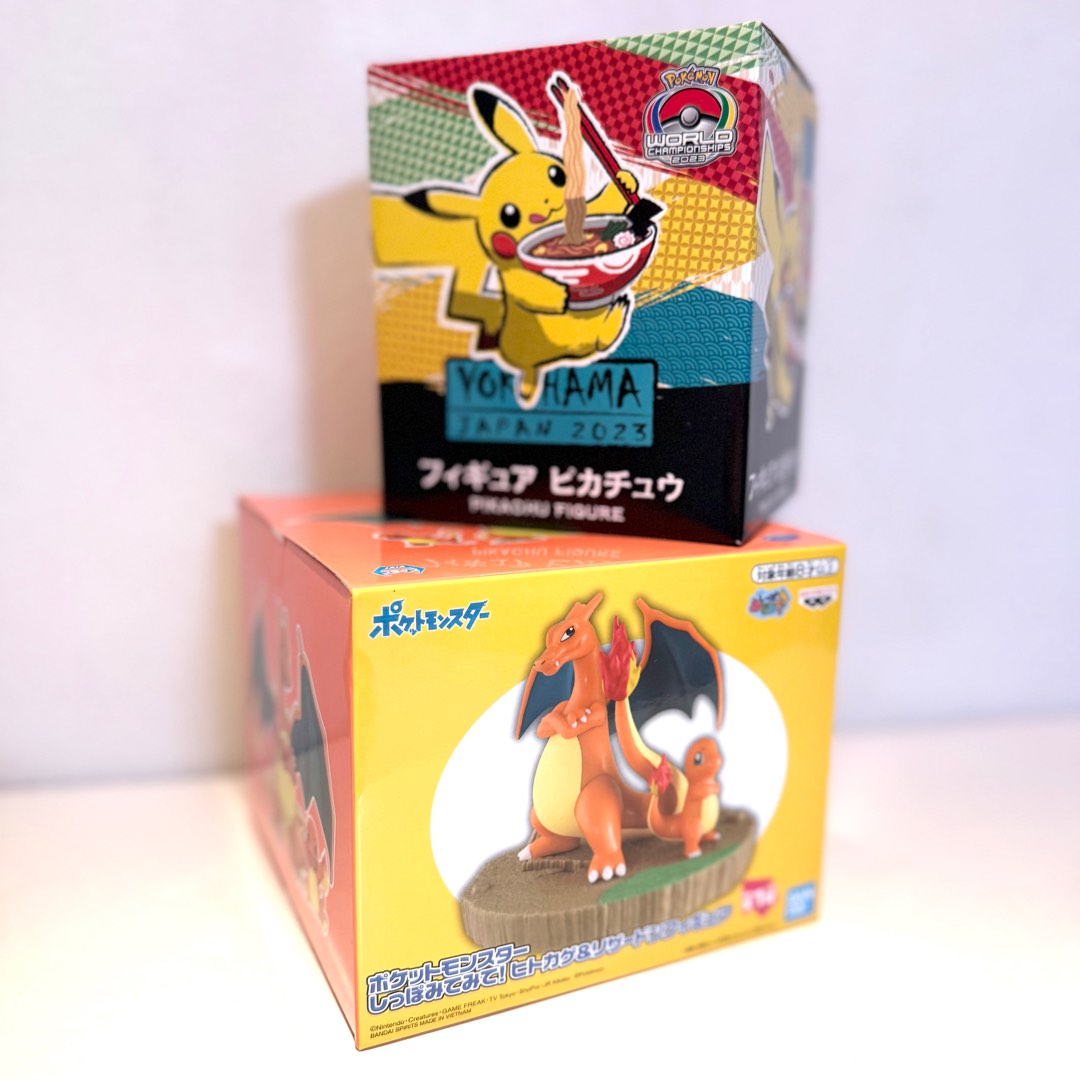 Charizard charmander figurine 2023 yokohama world championship pikachu ...