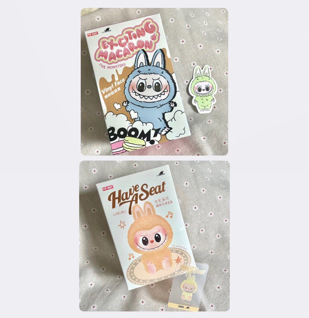 (Combo) Labubu Green Grape & Sisi, Hobbies & Toys, Toys & Games on ...