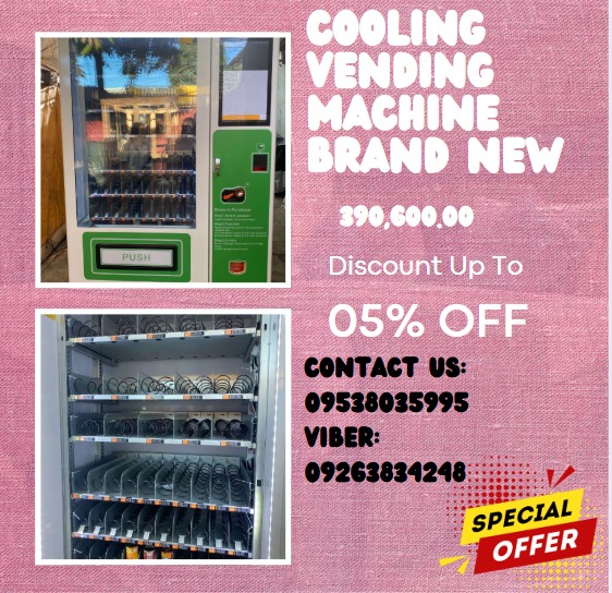 COOLING VENDING MACHINE BRAND NEW, Everything Else, Others on Carousell