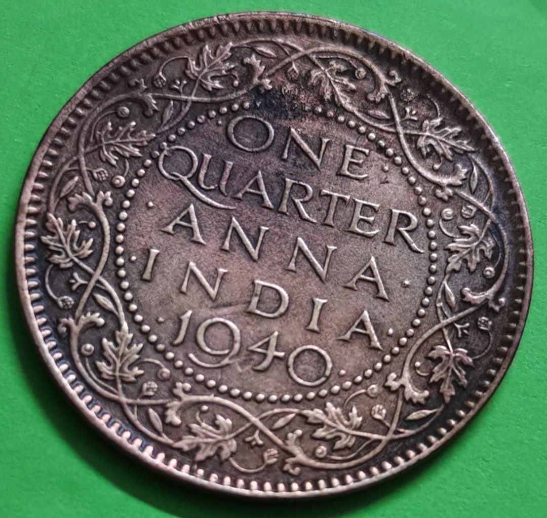 D68: 1940 India One Quarter Anna EF - Poslaju rm10/rm16 SS - Boleh ...