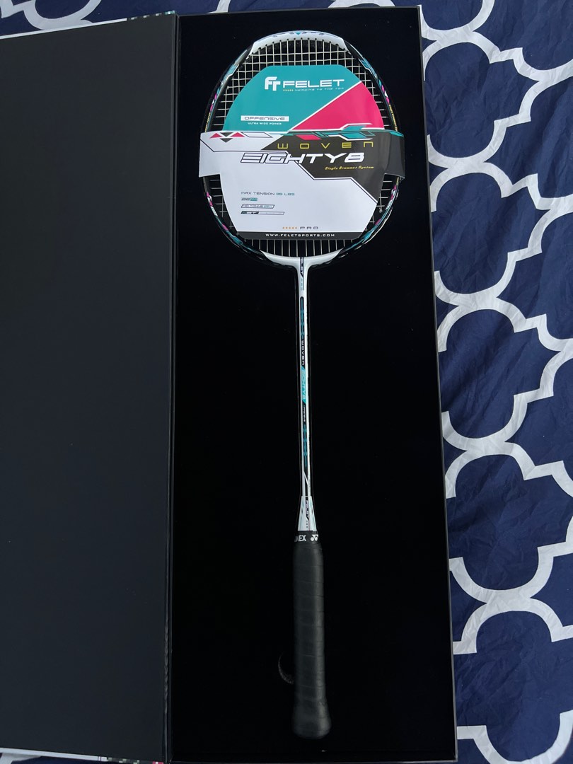 Felet Woven Eighty 8 Racket, Sports Equipment, Sports & Games, Racket ...