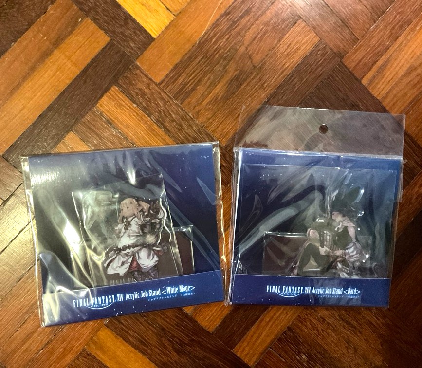 Final Fantasy 14 FFXIV ACRYLIC JOB STAND EHM BRD WHITE MAGE BARD ...