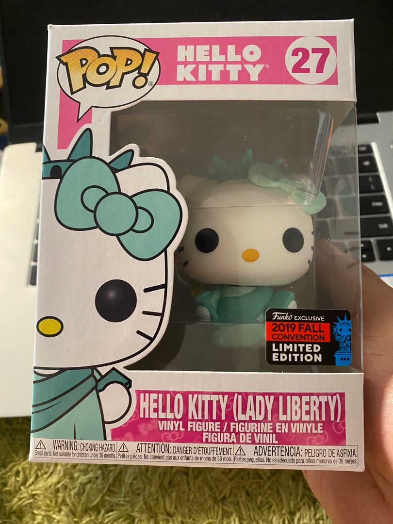 Funko POP Hello Kitty Lady Liberty 2019 Fall convention Limited Edition ...