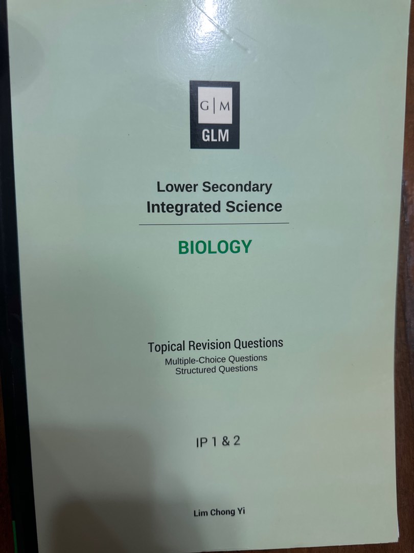 GLM Lower Secondary Integrated Science Biology Revision Questions ...
