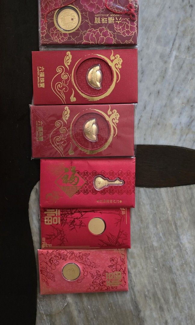 Gold Bar angpau, Hobbies & Toys, Collectibles & Memorabilia, Currency ...