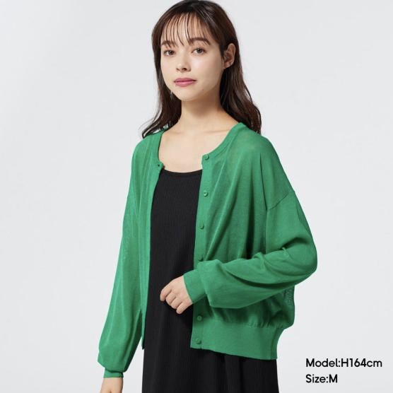 GU by Uniqlo Sheer Cardigan, Women's Fashion, Coats, Jackets and ...