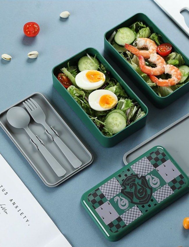 Hogwarts Harry Potter Bento Food Container Gryffindor Slytherin ...
