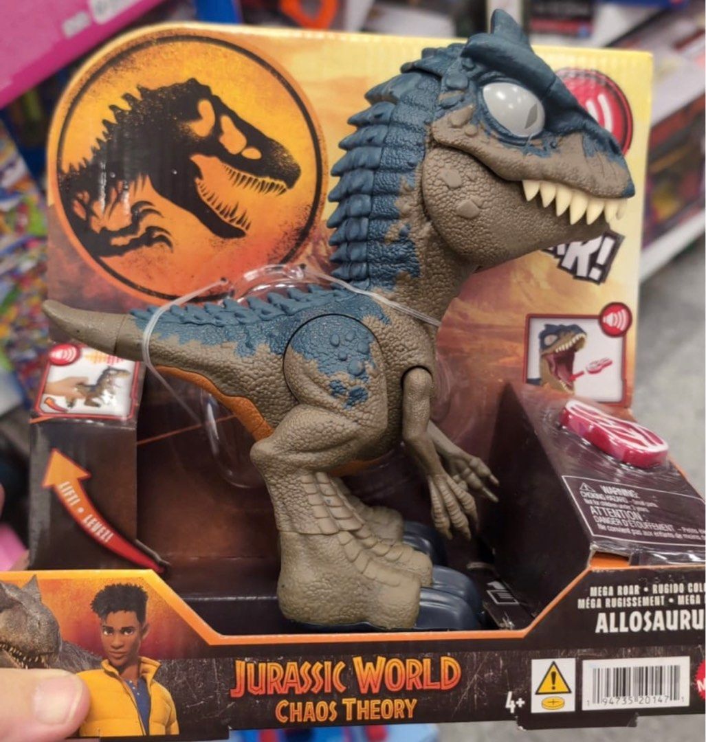 Jurassic World: Chaos Theory Mega Roar Allosaurus Dinosaur Action ...