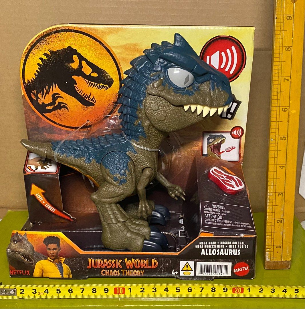 Jurassic World: Chaos Theory Mega Roar Allosaurus Dinosaur Action ...