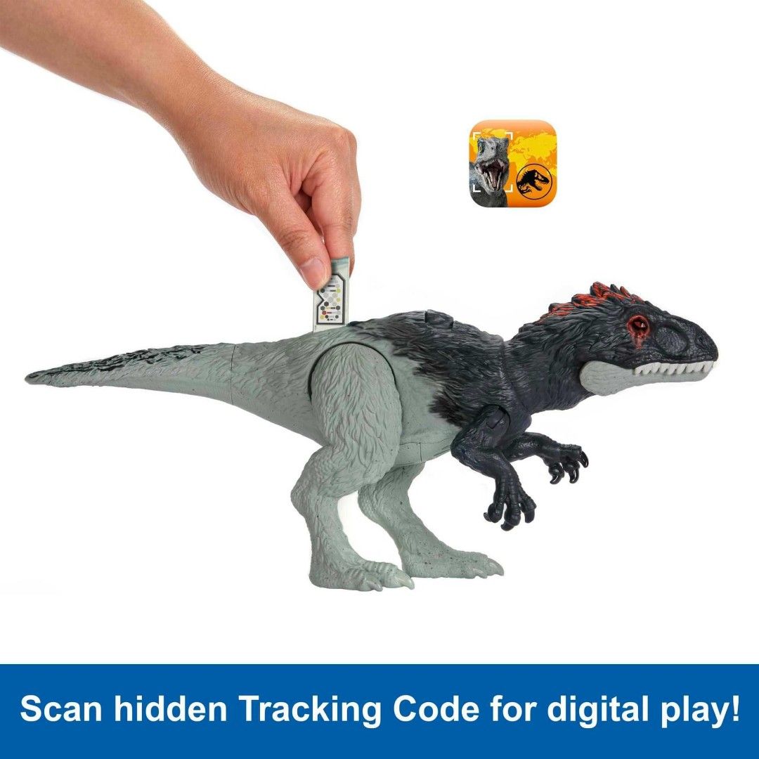 Jurassic World Dino Tracker - Wild Roar Eocarcharia, Hobbies & Toys ...