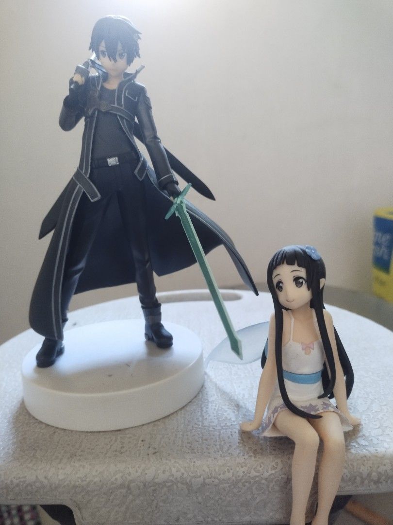 Kirito and yui sword Art online, Hobbies & Toys, Toys & Games on Carousell