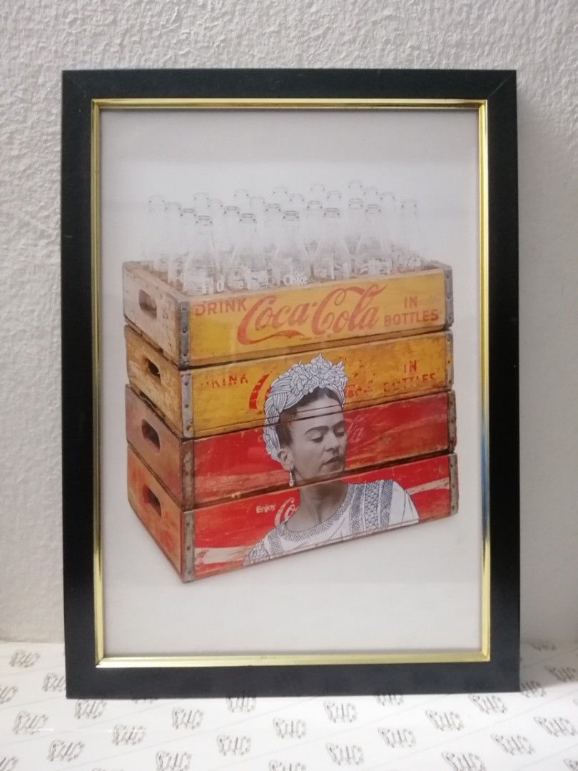 KOLEKSI POSTER COCA COLA "IT'S THE REAL THING. COKE DECO." SIAP FRAME ...
