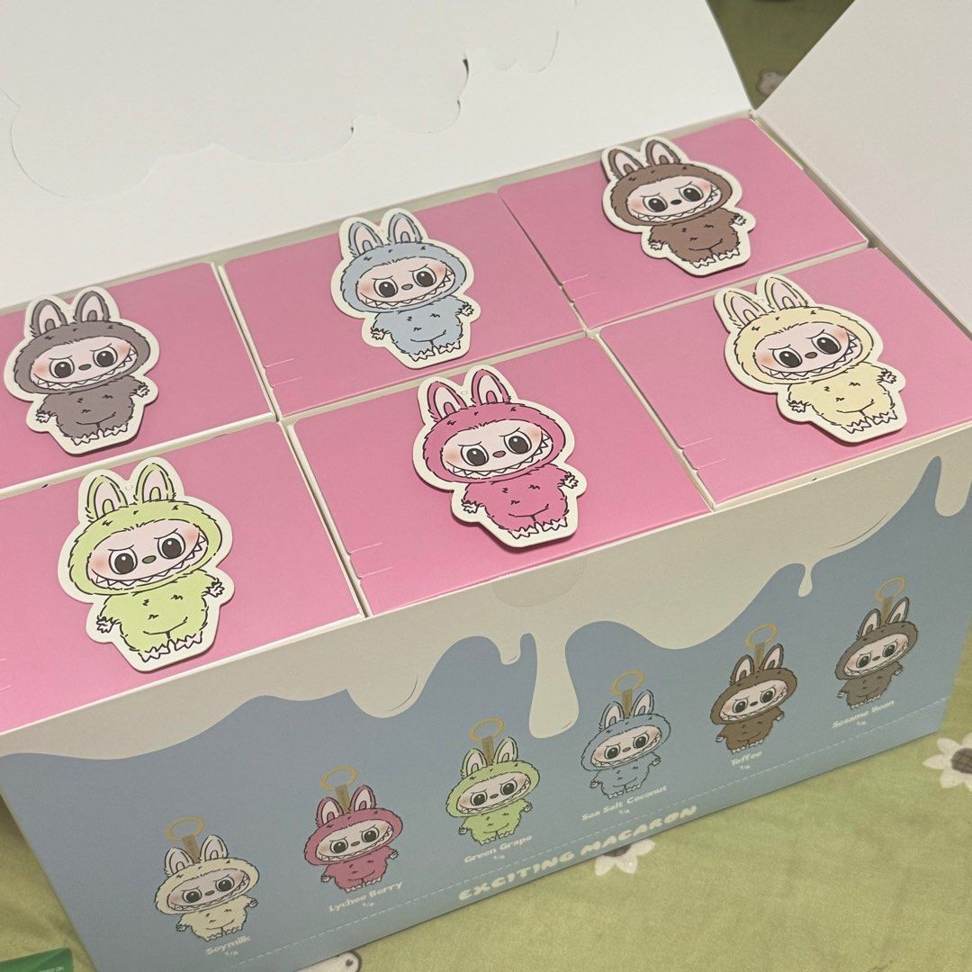 Labubu Exciting Macaron V1 Confirmed Set, Hobbies & Toys, Toys & Games ...