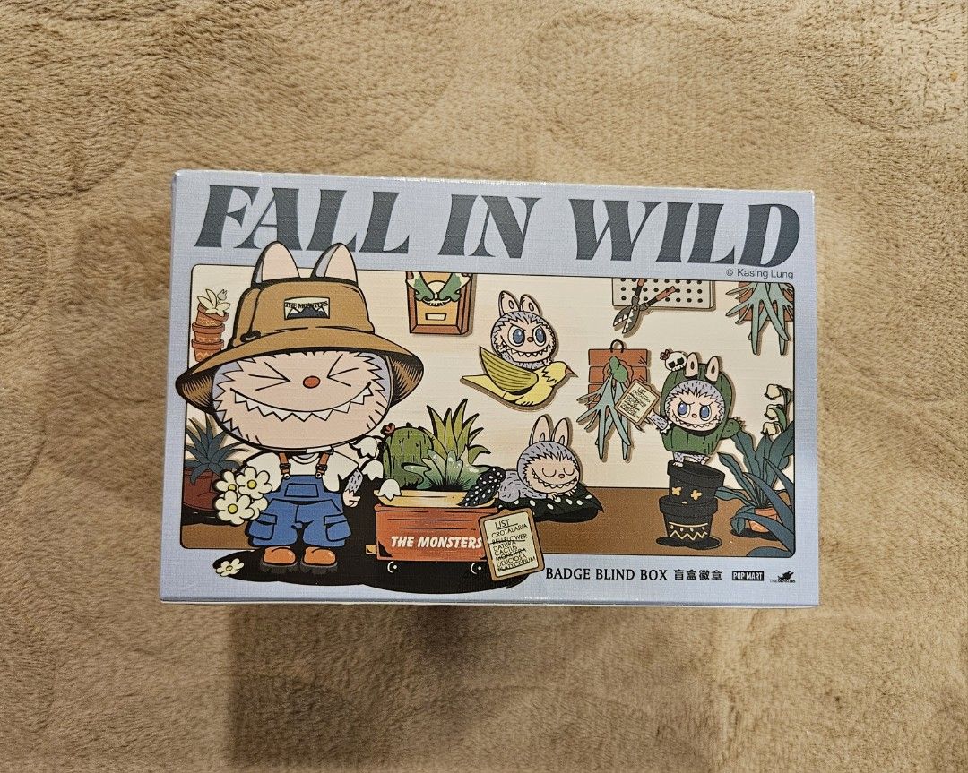 Labubu Fall in Wild Badge 1 box set / 6 pcs, Hobbies & Toys, Toys ...