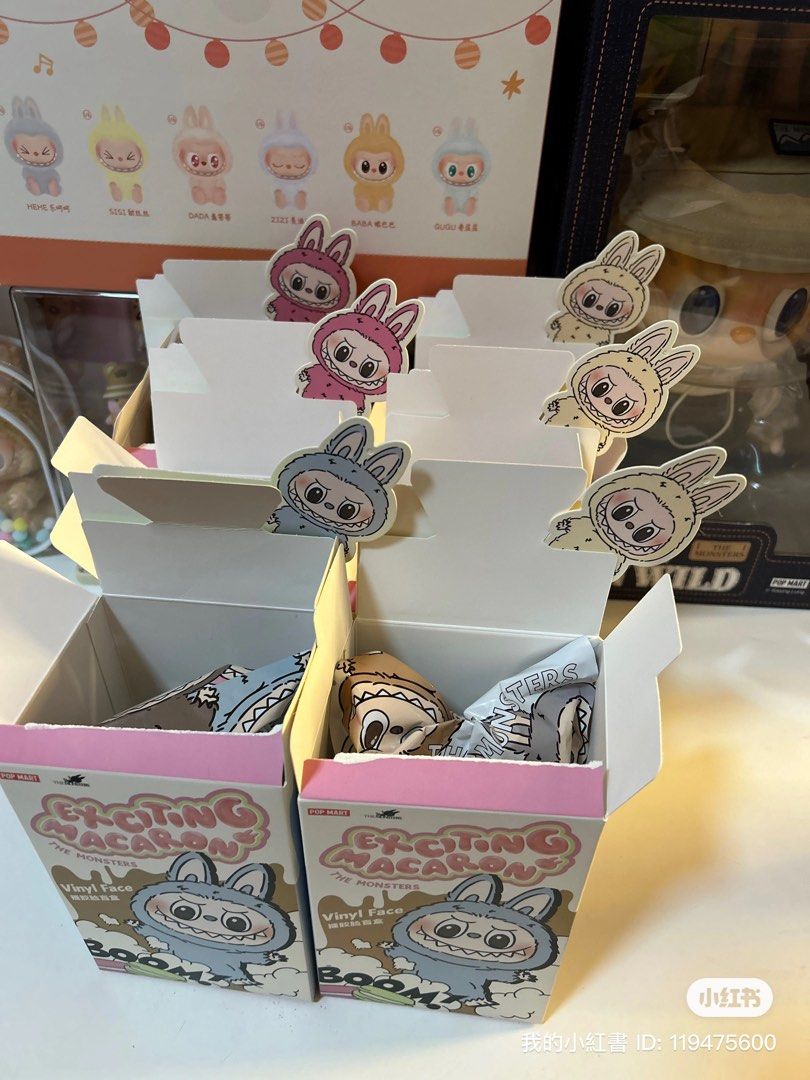 Labubu V1 macaroon, Hobbies & Toys, Toys & Games on Carousell