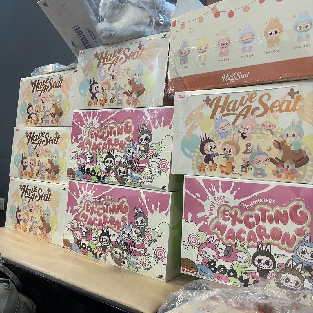 Labubu V1 & Labubu V2 BNIB FULL SET (SECRET CHANCE), Hobbies & Toys ...