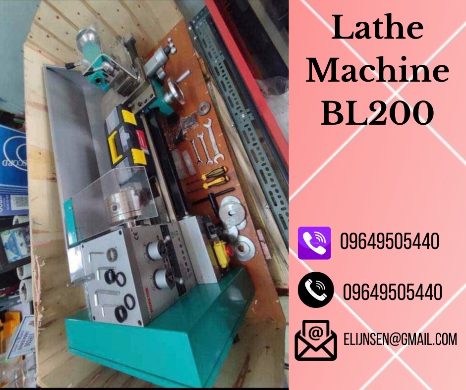 Lathe Machine BL200, Commercial & Industrial, Construction Tools ...