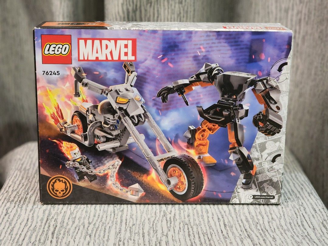 LEGO 76245 Marvel Ghost Rider Mech and Bike Building Toy Set, Hobbies ...