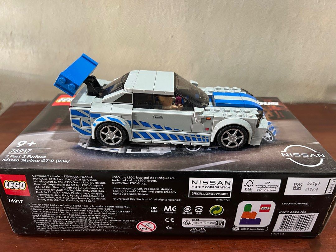 Lego Nissan Skyline GT-R R34, Hobbies & Toys, Toys & Games on Carousell