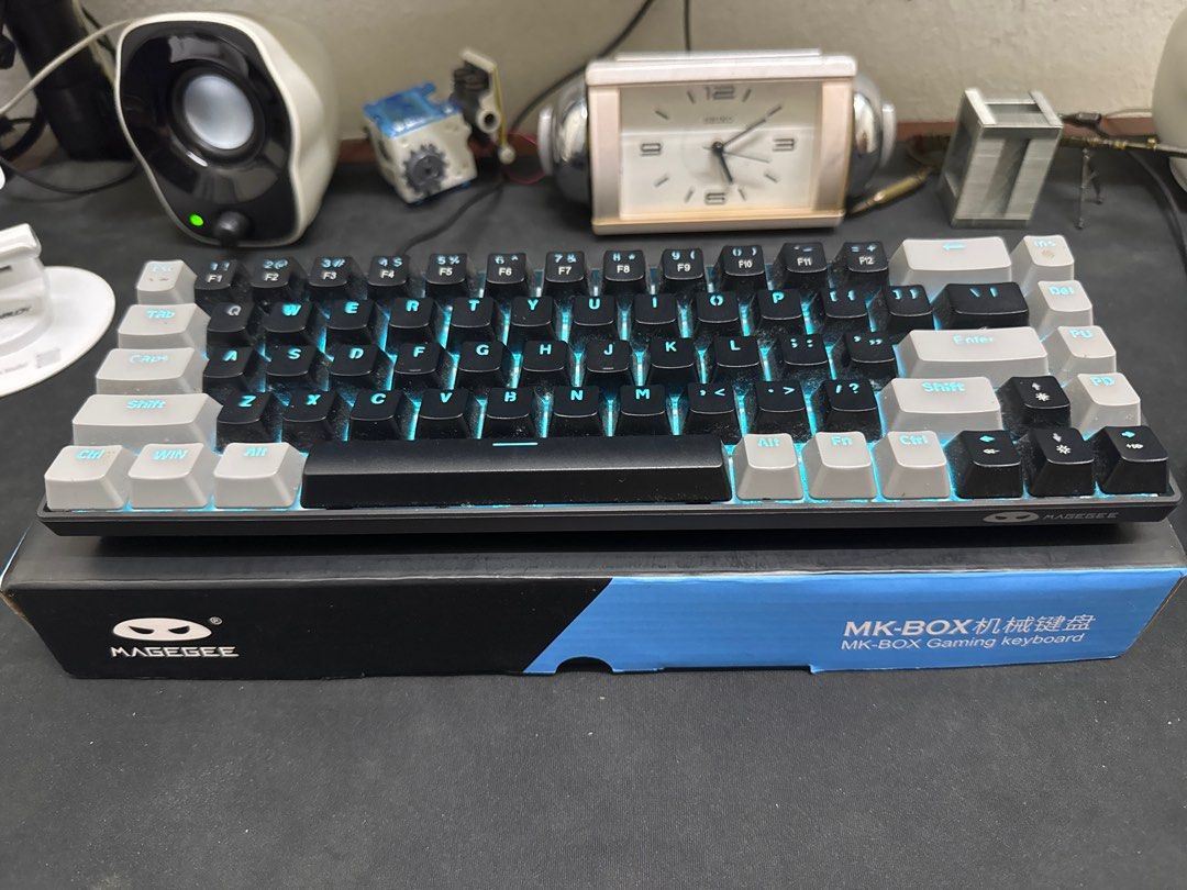 MageGee MK-Box 60% Hot-swappable Mechanical Keyboard Wired Wireless ...