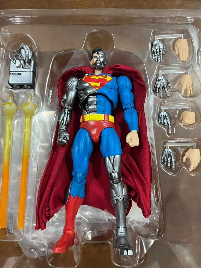 Medicom Mafex Cyborg Superman Return of Superman DC comics BIB, Hobbies ...