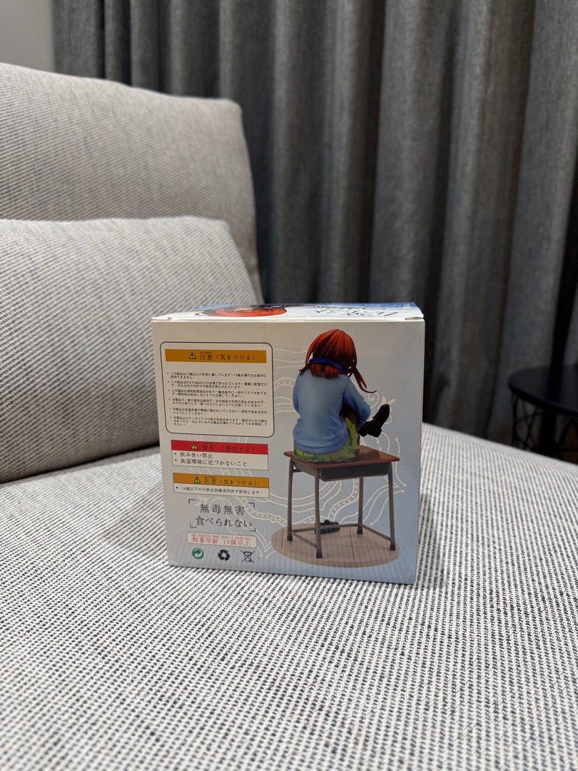 Miku Nakano PVC Desk Figure, Hobbies & Toys, Toys & Games on Carousell