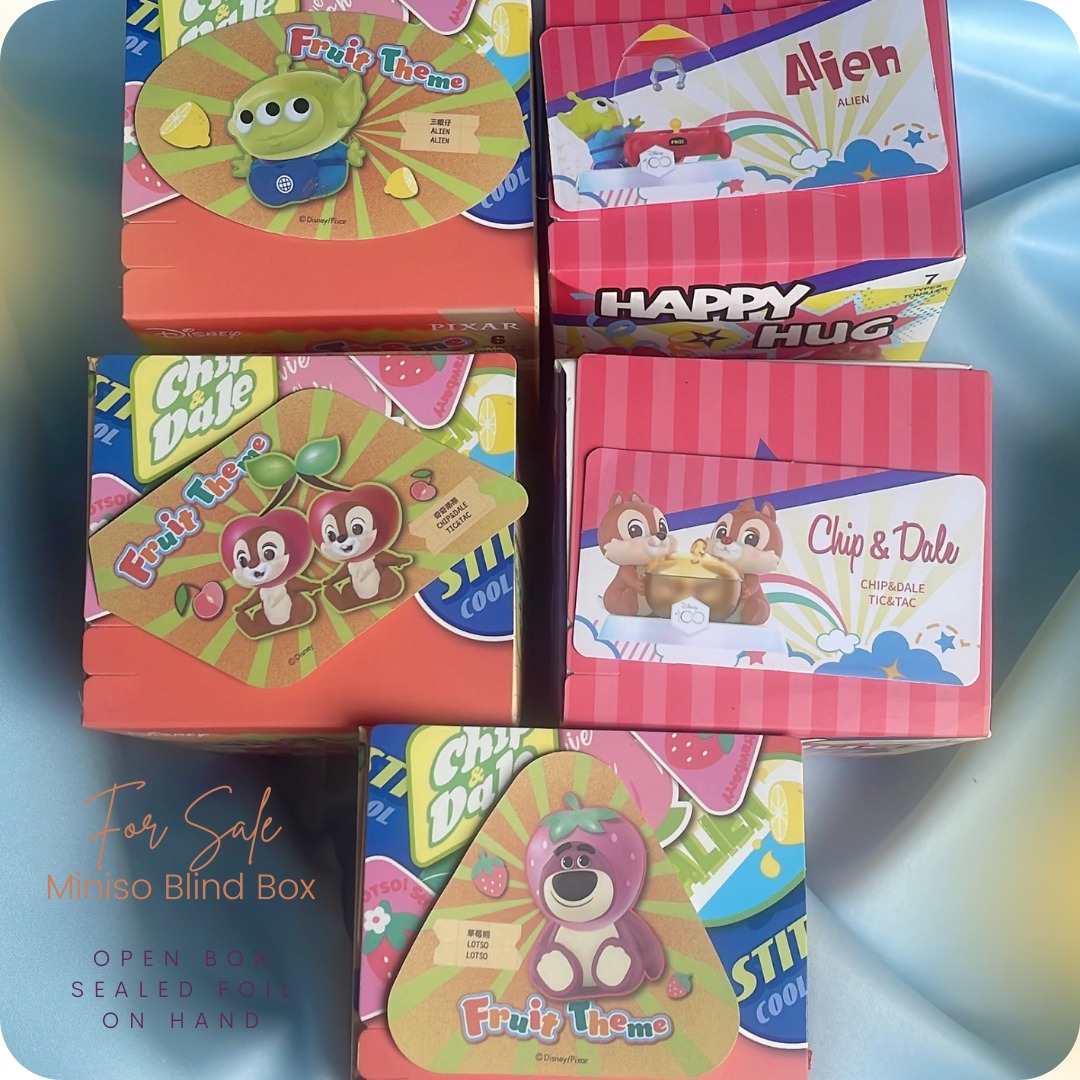 Miniso Lotso, Chip n' Dale, Alien, Hobbies & Toys, Toys & Games on ...