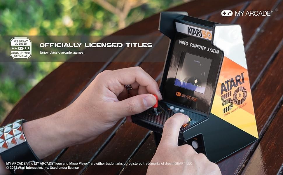 My Arcade Super Street Fighter II Micro Player Pro: Retro Arcades 2 Games in 1, Portable Game, 6 ...