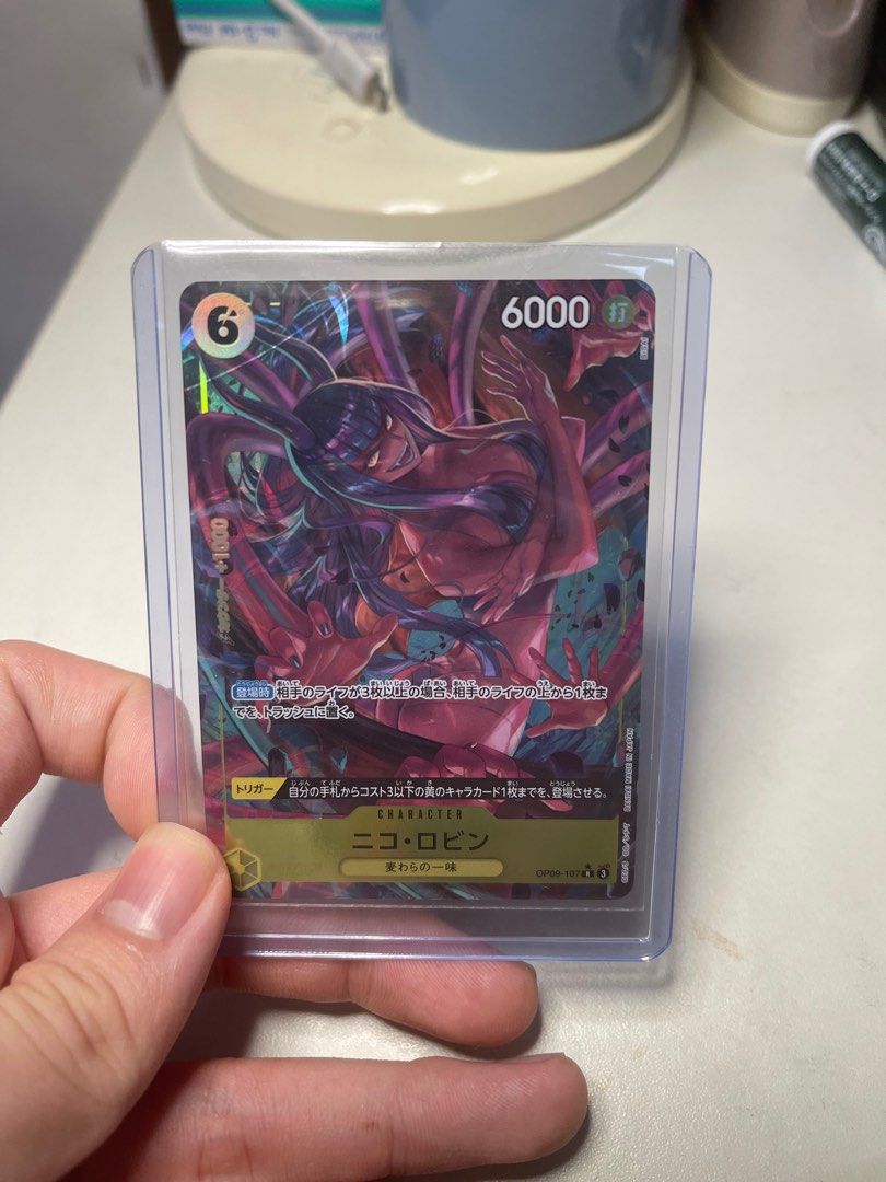 Nico Robin (Alt Art) OP09-107 R Emperors in the New World - ONE PIECE Japanese, Hobbies & Toys ...