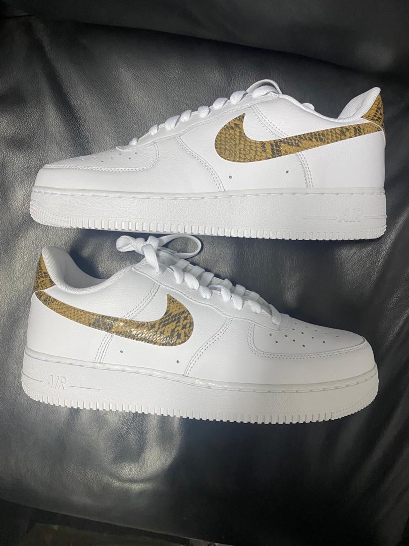 Nike Air Force 1 snakeskin, Fesyen Pria, Sepatu , Sneakers di Carousell