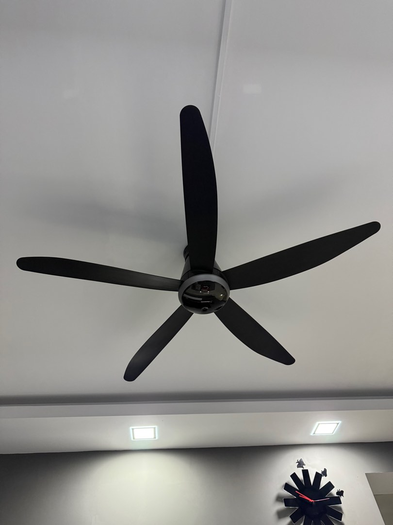 Panasonic Ceiling Fan 60 inch Nanoex F-15MEVBKQH, Furniture & Home ...