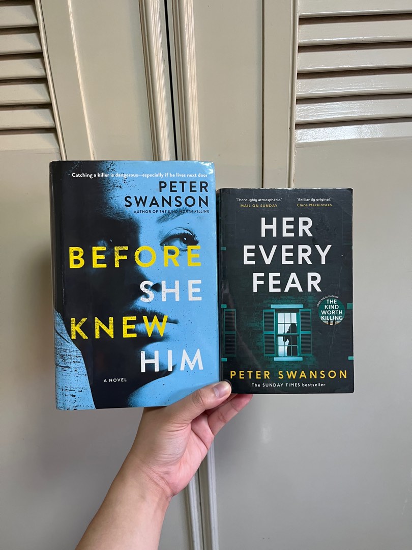 Peter Swanson Bundle - Before She Knew Him & Her Every Fear, Hobbies ...