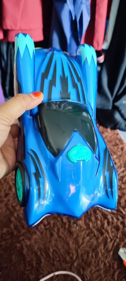 PJ Masks 9" Cat-Car Light Up Racer with Lights & Sounds Catboy, Hobbies ...