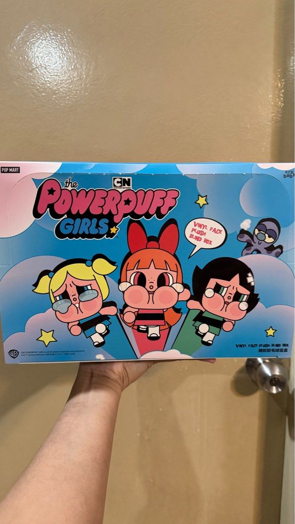 pop mart ppg powerpuff girls x crybaby vinyl face plush blind box ...