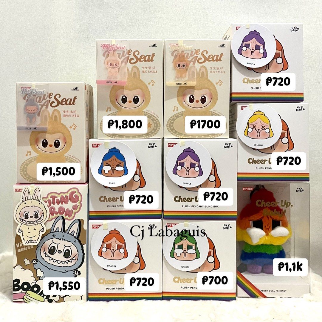 POPMART Labubu , Crybaby, Powerpuff girls, sunset concert, Hobbies ...