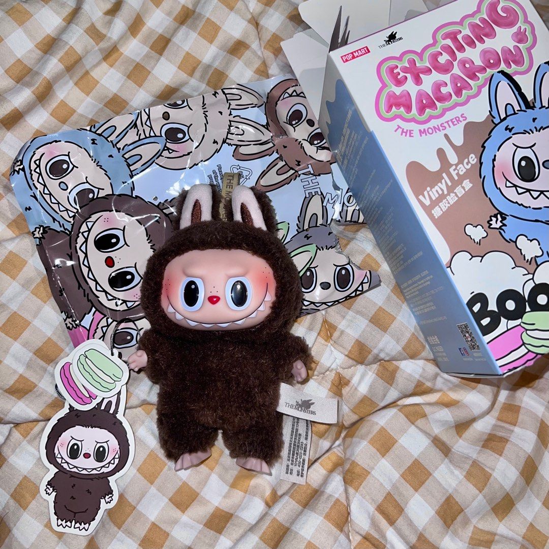 popmart labubu v1 exciting macaraon secret ( chestnut cocoa ), Hobbies ...