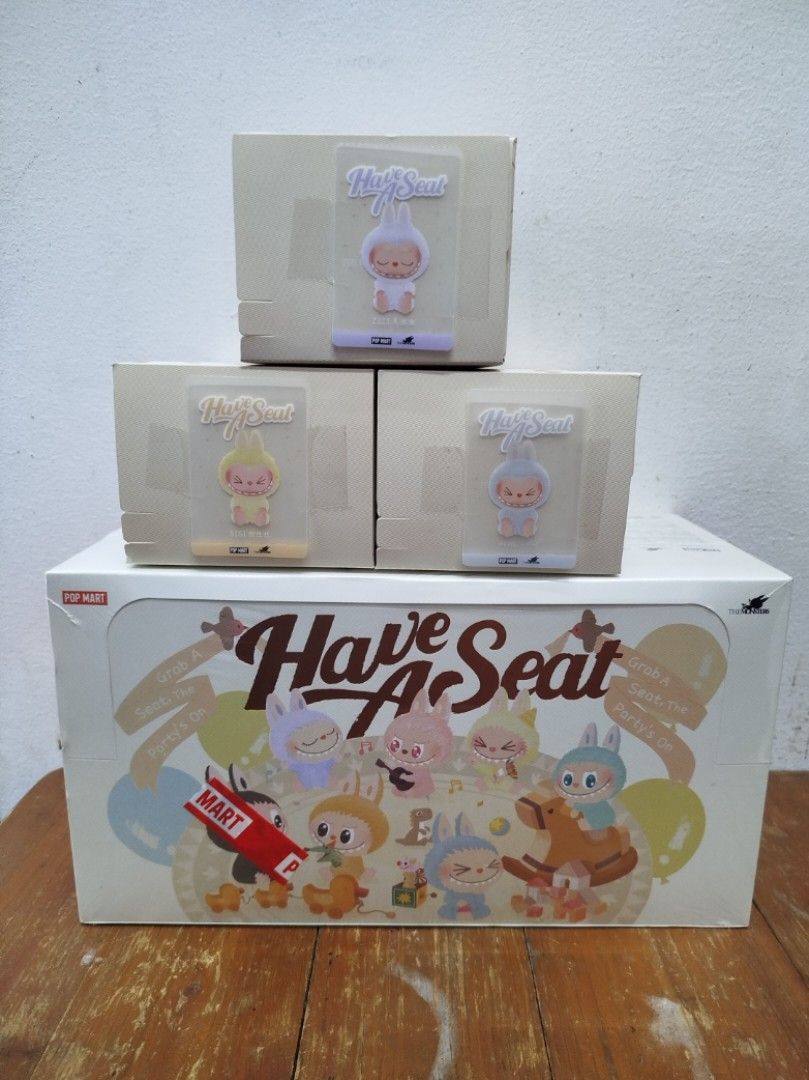 POPMART Labubu Version 2, Have A Seat PREMIUM COPY - OEM, Hobbies ...