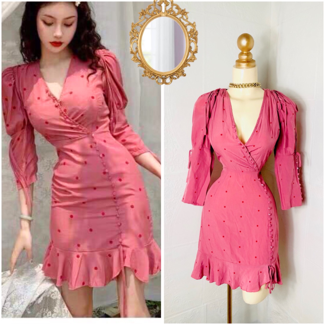 Pretty Coquette Pink Dress, Women's Fashion, Dresses & Sets, Dresses on ...