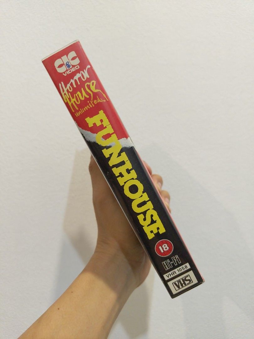 Rare Vhs Funhouse 1981 Tobe Hooper Carnival Of Terror Horror Slasher ...