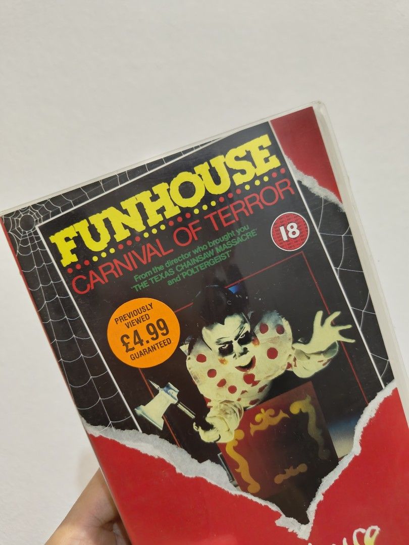 Rare Vhs Funhouse 1981 Tobe Hooper Carnival Of Terror Horror Slasher ...