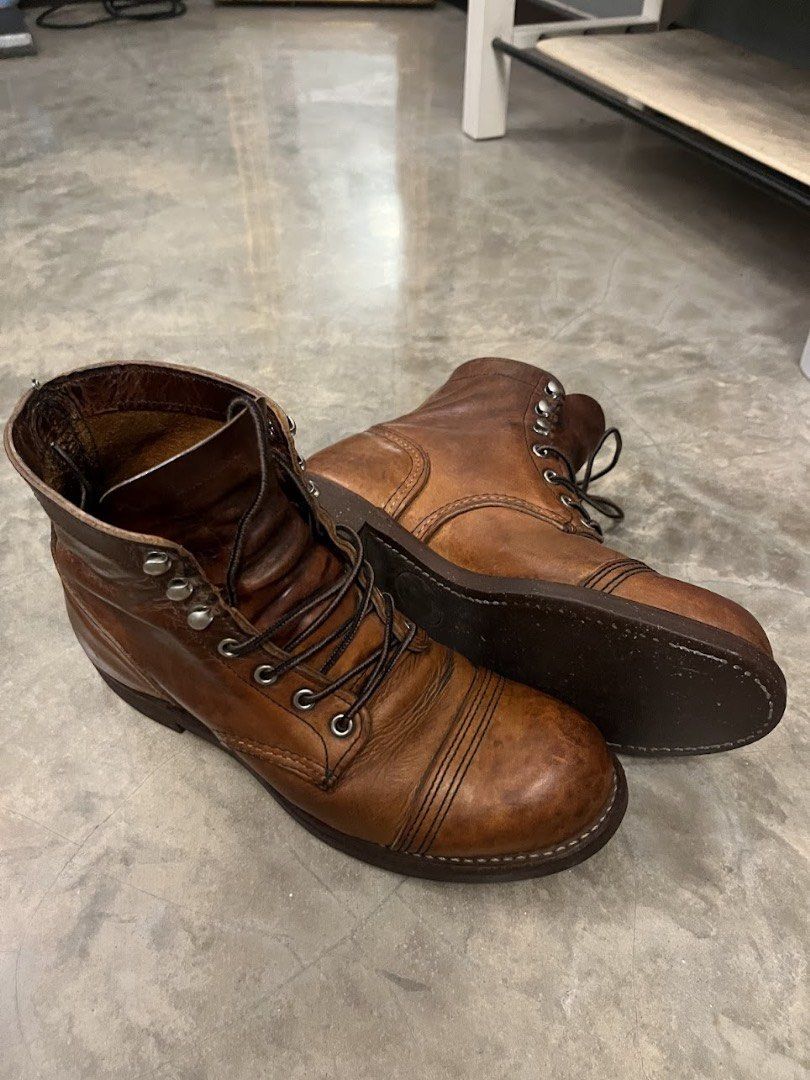 Red Wing Iron Ranger 8085 copper rough & tough, Men's Fashion, Footwear ...