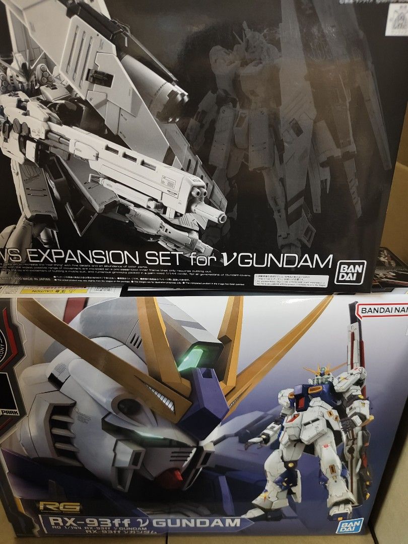 RG HI NU GUNDAM SET NU GUNDAM SET, 興趣及遊戲, 玩具 & 遊戲類 - Carousell