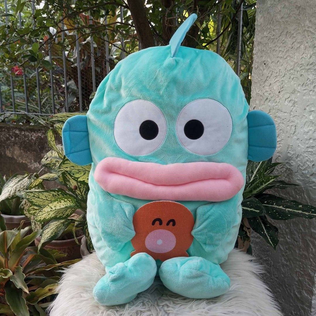 SANRIO Hangyodon Ugly Fish Monster 20 inches Plush Toy, Hobbies & Toys ...